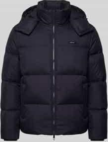 Calvin Klein Regular Fit Daunenjacke mit abnehmbarer Kapuze