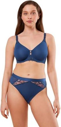 Triumph Wild Azalea Florale W01 Bra Femme, Deep Water, 80C