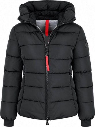 Blue Wave Steppjacke Damen Steppjacke Olina Wattiert - Gesteppte Jacke &Uuml;bergangsjacke Gro&szlig;e Kapuze, 2-Wege-Frontrei&szlig;verschluss, Rei&szlig;verschlusstaschen