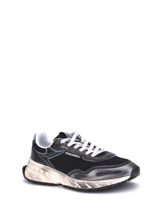 Dsquared2 Mens Sprinter Sneakers Acciaio