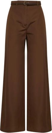 Max Mara Femme, Pantalons, Brun, Taille: 36 FR Farea Pantalons