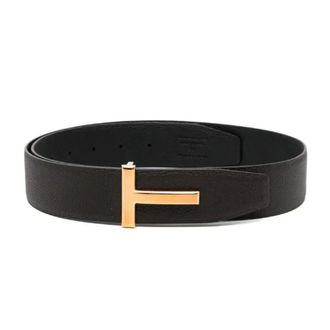 Tom Ford Homme, Accessoires, Brun, Taille: 90 CM Ceinture T Icon