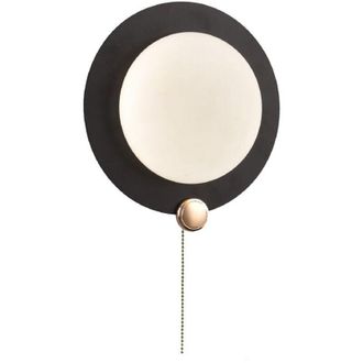 Trade Shop Trade Shop - APPLIQUE DA MURO MODERNO TONDO 10W NERO ORO TECNOLOGIA CCT FREDDA CALDA NATURALE AQ20-3C