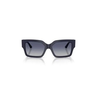 Jimmy Choo London Lunettes de soleil rectangulaires - Femme - Accessoires - Noir - Taille: 55 MM