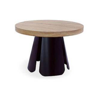 Paris Prix Paris Prix - Table de Repas Extensible Darcy 110-260cm Noir & Ch&ecirc;ne