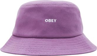 Obey Homme, Accessoires, Violet, Taille: ONE Size Bob en toile audacieux