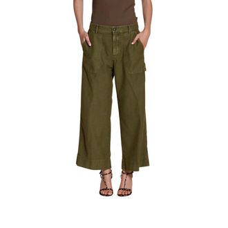 Mason's Femme, Pantalons, Vert, Taille: 32 FR Dallas Wide Cargo Pants