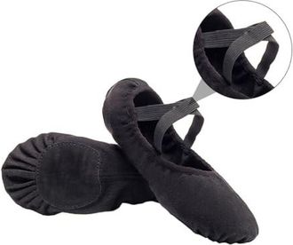 Hemoton Chaussures De Ballet Souples avec Semelle Fendue pour Chaussures De Danse Classique Adultes