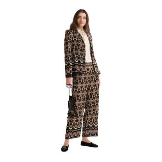Maliparmi Maliparmi - Collection Print Trouser - Femme - Pantalons - Multicolore - Taille: 42 FR