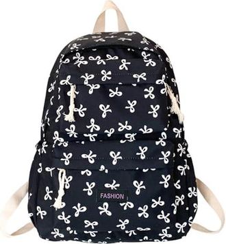 Generic Noeud Sac &agrave; dos Kawaii Sac &agrave; dos pour ordinateur portable Sac &agrave; dos esth&eacute;tique Voyage Sac &agrave; dos pour femmes Sac &agrave; dos &agrave; noeud Beaux sacs &agrave; dos pour fi