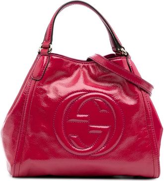 Gucci Hobo Bags - Small Patent Soho Satchel - Gr. unisize - in Gold - f&uuml;r Damen