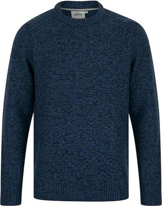 Tokyo Laundry Brendean Pull &agrave; col rond en tricot &eacute;pais pour homme, Denim Twist, XL