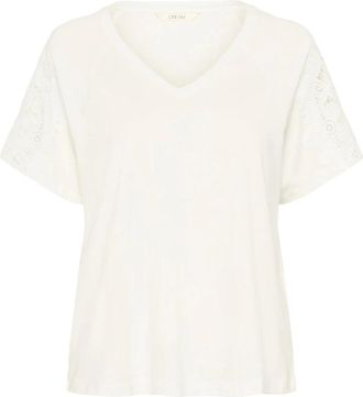 Cream Femme, Tops, Blanc, Taille: 38 FR T-Chemises