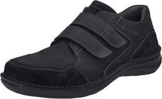 Josef Seibel New Anvers 85 Chaussures Velcro pour homme Largeur K (extra large) Semelle intérieure amovible, Noir, 42 EU X-Large