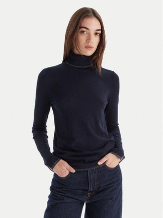 Liu Jo Rollkragenpullover MF5229 MS49I Dunkelblau Regular Fit