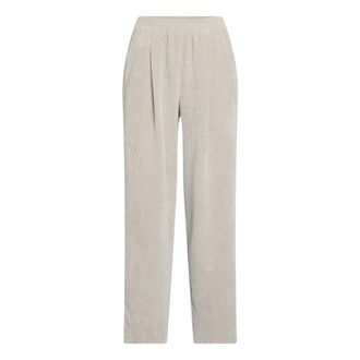 Marc Aurel Femme, Pantalons, Gris, Taille: 38 FR Pantalon en Velours avec Plis et Taille &Eacute;lastique