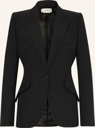Alexander McQueen Mcqueen Blazer Peak schwarz