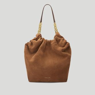 DeMellier The Miami Daim Deep Tan & Cuir Lisse Deep Tan DeMellier