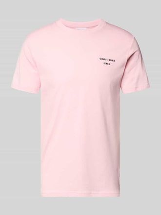 Lindbergh T-Shirt mit Stitching und Rundhalsausschnitt