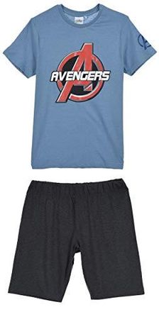 MARVEL Avengers, Pyjama Court Homme,XL,Bleu