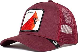 Goorin Brothers The Farm Casquette Style Camionneur réglable en Maille pour Homme et Femme, Bordeaux (Handsome Truckin), Taille Unique, Taille Unique