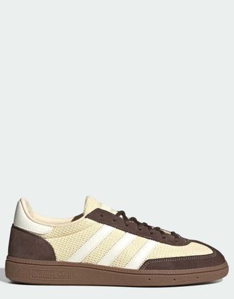adidas Originals Handball Spezial baskets cr&egrave;me et marron-Jaune