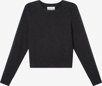 Isabel Marant Pull Cornelia En Laine - Femme - Gris Fonc&eacute; - Taille34 - Isabel Marant