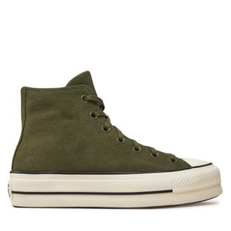 Converse Sneakers aus Stoff Converse Chuck Taylor All Star Lift Platform Hi A11144C Gr&uuml;n