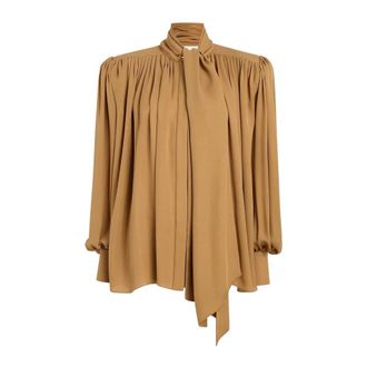 Khaite Damen, Blusen & Hemden, Beige, XSGr&ouml;&szlig;e