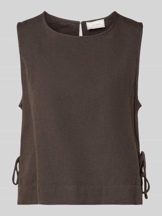 Neo Noir Blusenshirt mit seitlicher Schn&uuml;rung Modell Svetlana