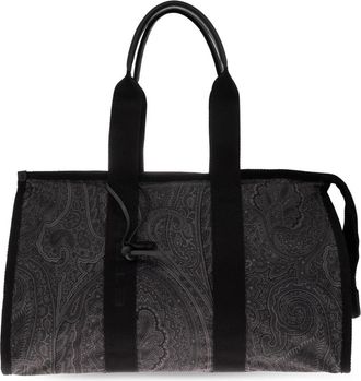 Etro Bedruckte Reisetasche - - Bags - Herren - Grau - ONE SIZE
