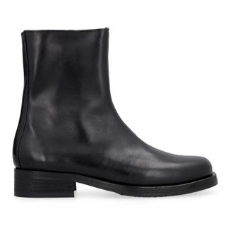 Our Legacy Homme, Chaussures, Noir, Taille: 45 EU Bottines en cuir avec semelle Vibram