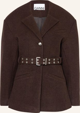 Ganni Jacke braun