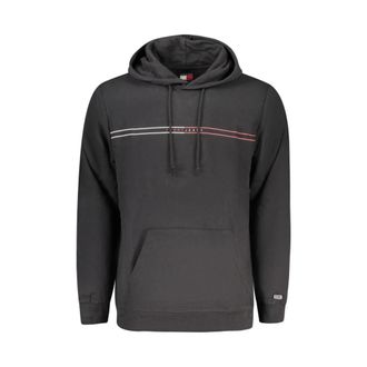 Tommy Hilfiger Urbaner Schwarzer Baumwoll Herren Pullover - - Sweatshirts & Hoodies - Herren - Schwarzk - XL