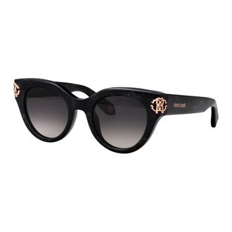 Roberto Cavalli Stylische Sonnenbrille Src065M f&uuml;r den Sommer - - Accessories - Damen - Schwarzk - 50 MM