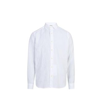 Eton Chemise unie &agrave; col classique en lin