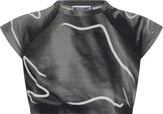 Moschino Damen, Oberteile, Grau, 3XLGr&ouml;&szlig;e