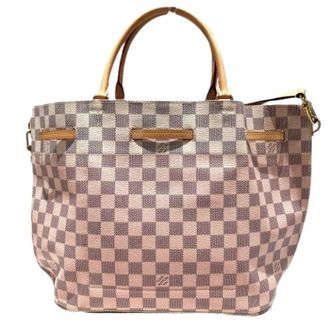 Louis Vuitton Sac port&eacute; &eacute;paule Girolatta Damier Azur Pre-owned - Femme - Pre-owned - Blanc - Taille: ONE Size