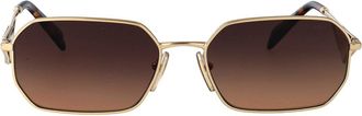 Prada Lunettes De Soleil - Or