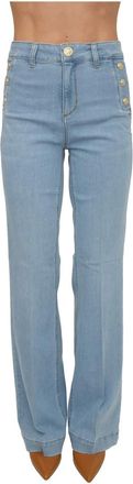 Liu Jo Femme, Jeans, Bleu, Taille: W31 Pantalon en denim