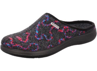 Rohde Damen Pantoffel Filz Hausschuh mit herausnehmbaren Einlagen Bari 6540, Gr&ouml;&szlig;e:38 EU, Farbe:Grau