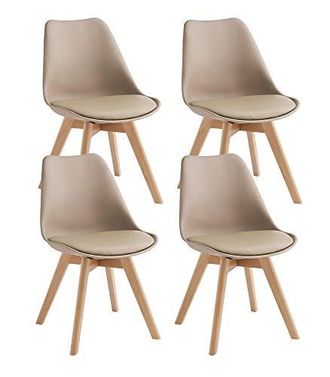 Stones Design Twist Relaxsessel aus Kunstleder, Taupe, Medium
