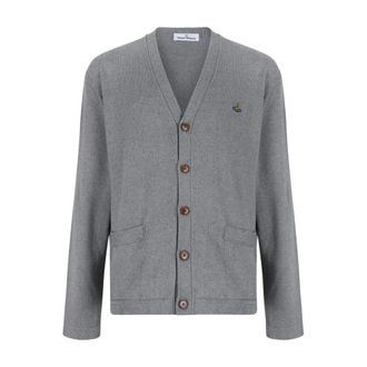Vivienne Westwood Grauer Woll-Orb-Cardigan - - Knitwear - Herren - Grau - M