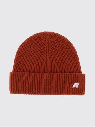 K-Way Brice Beanie-M&uuml;tze von aus gerippter Wolle mit Umschlag und Gummi-Logo