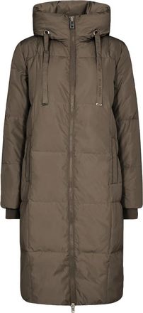 Mos Mosh MOS Mosh, Femme, Manteaux, Brun, Taille: 38 FR Manteau Duvet Carré Noir Ardoise