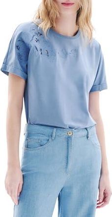 Caroll Femme 251t-tsorrento T-Shirts À Manches Courtes, Ashleigh Blue, XL EU