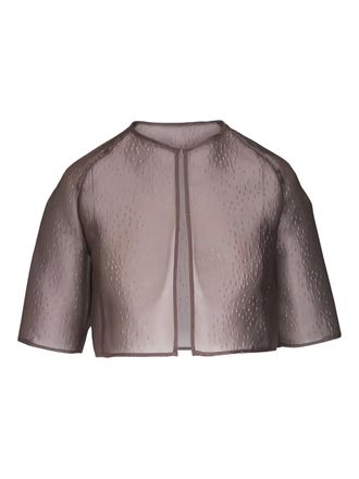 Talbot Runhof veste &agrave; design ouvert devant - Tons neutres