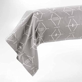 Douceur d'Intérieur Kopfkissenbezug, 85 x 185 cm, Natur, 100% Baumwolle, Aristide