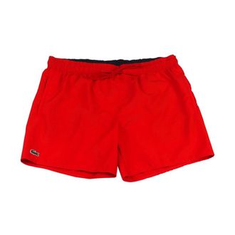 Lacoste Herren Boxer Badebekleidung mit Taschen - - Swimwear - Herren - Blau - XL