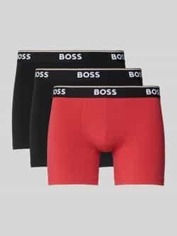 HUGO BOSS Slim Fit Boxershorts aus Baumwoll-Mix im 3er-Pack Modell POWER